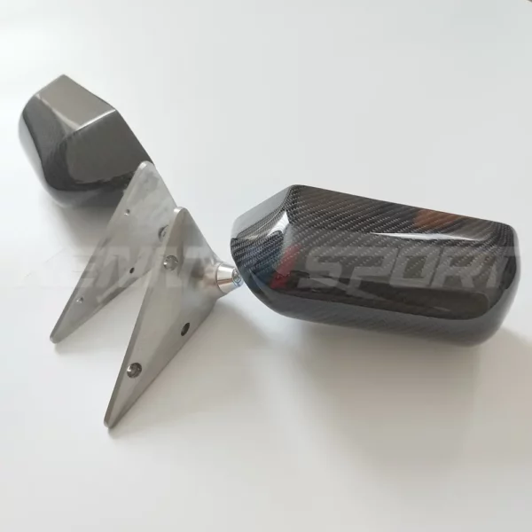 Craft Square Carbon Mirror Set - Great Touring Competition Mirrors JDM ...