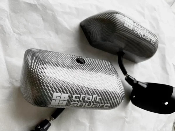 Craft Square Touring Competition Mirrors TCA-F/W Silver Carbon ...